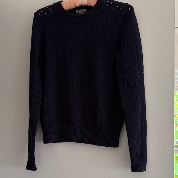 J. Crew | Sweaters | J Crew Navy Crew Neck Sweater | Poshmark